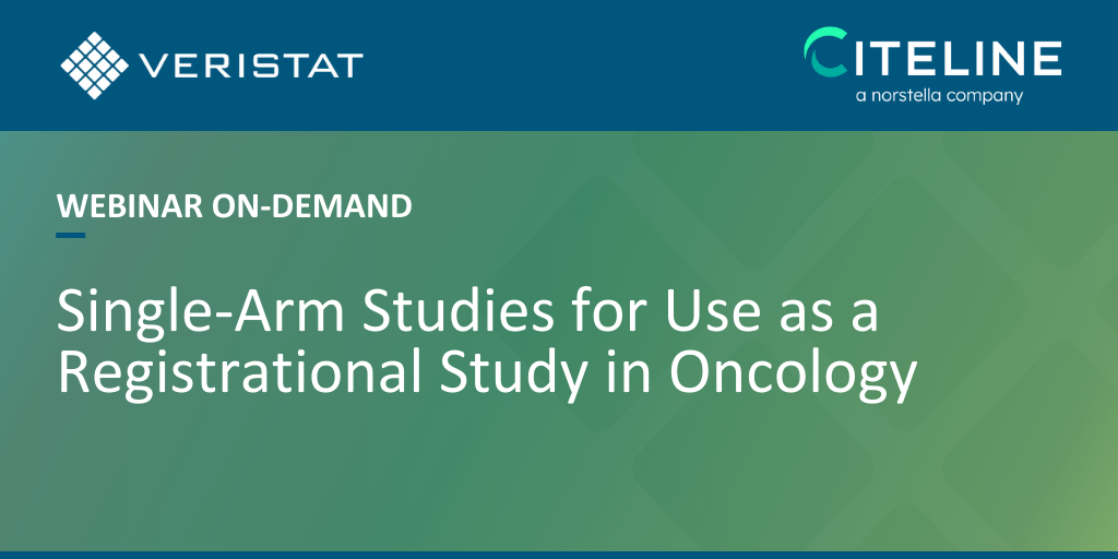 On-Demand Webinar: Single-Arm Studies for Use as a Registrational Study in Oncology